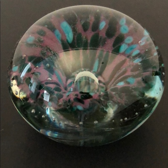 KERRY | Other | Kerry Hand Blown Irish Floral Paperweight | Poshmark